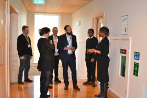 Kieron Williams, Leader of Southwark Council, Visits SILS
